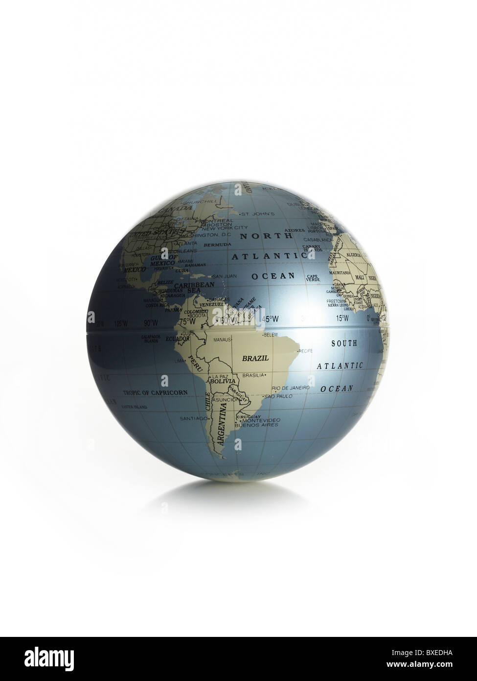 Latin america globe Cut Out Stock Images & Pictures - Alamy