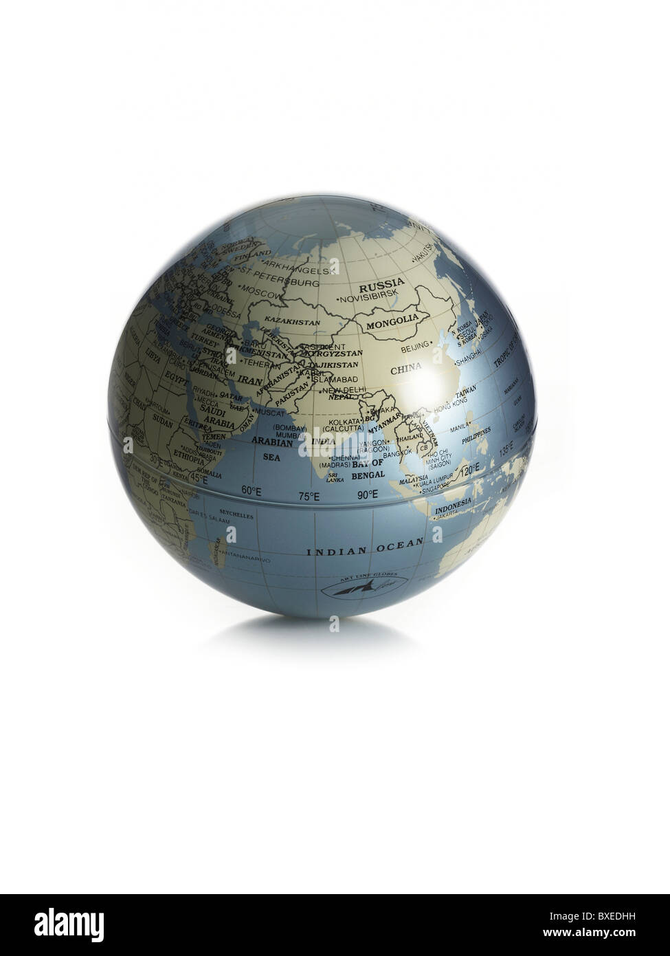 Globe map hi-res stock photography and images - Alamy