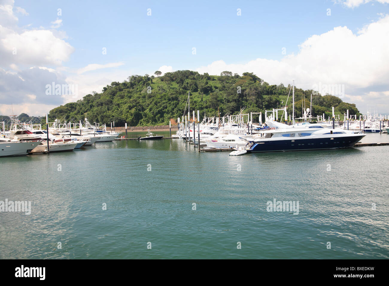 Marina, Amador Causeway, Panama City, Panama, Central America Stock ...
