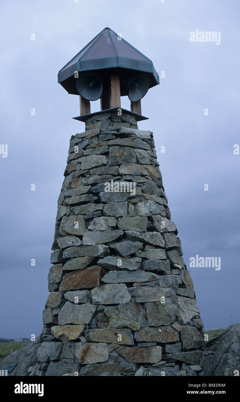 Bell-monument of stone Stock Photo - Alamy