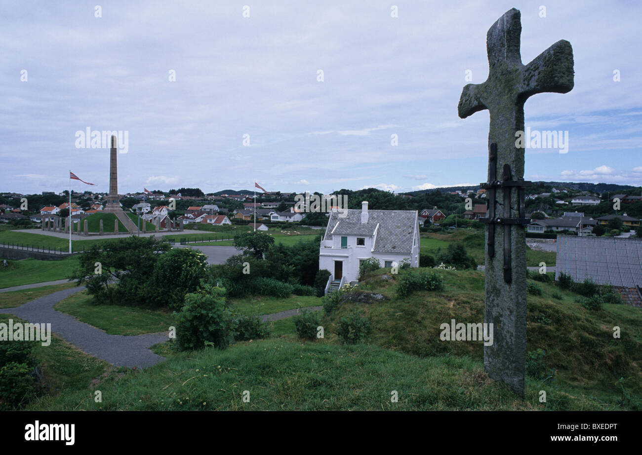 Haraldstøtta, Haugesund, Norway Stock Photo - Alamy