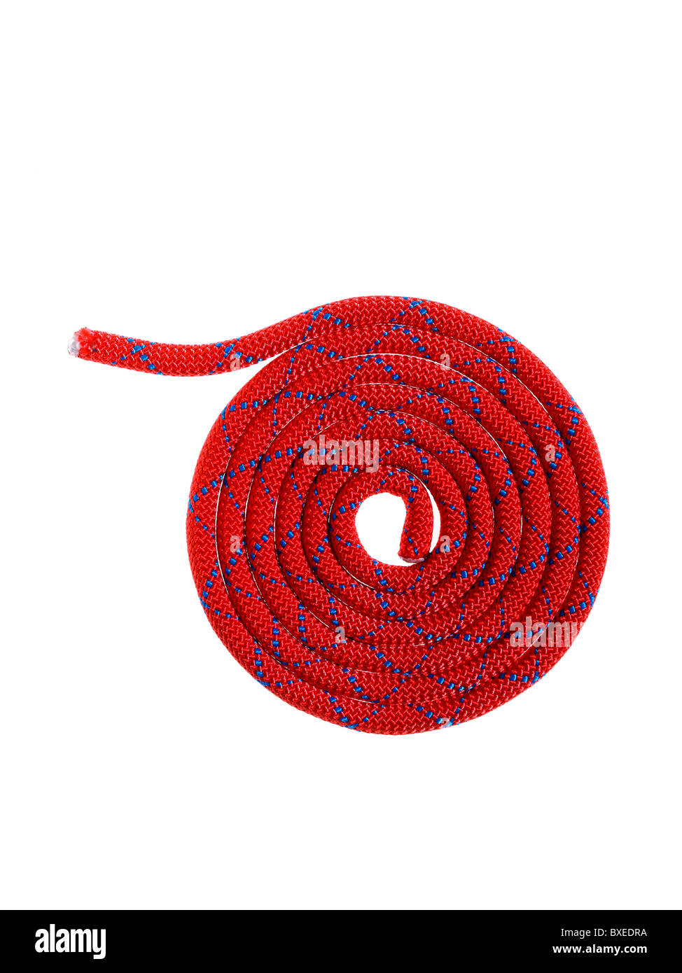 Red rope in a circular pattern Stock Photo - Alamy