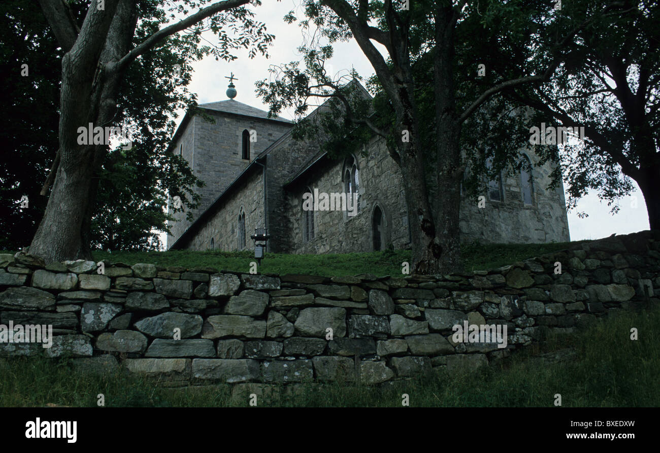 Avaldsnes kirke, Old church, Avaldsnes Church, Church from the middle ...
