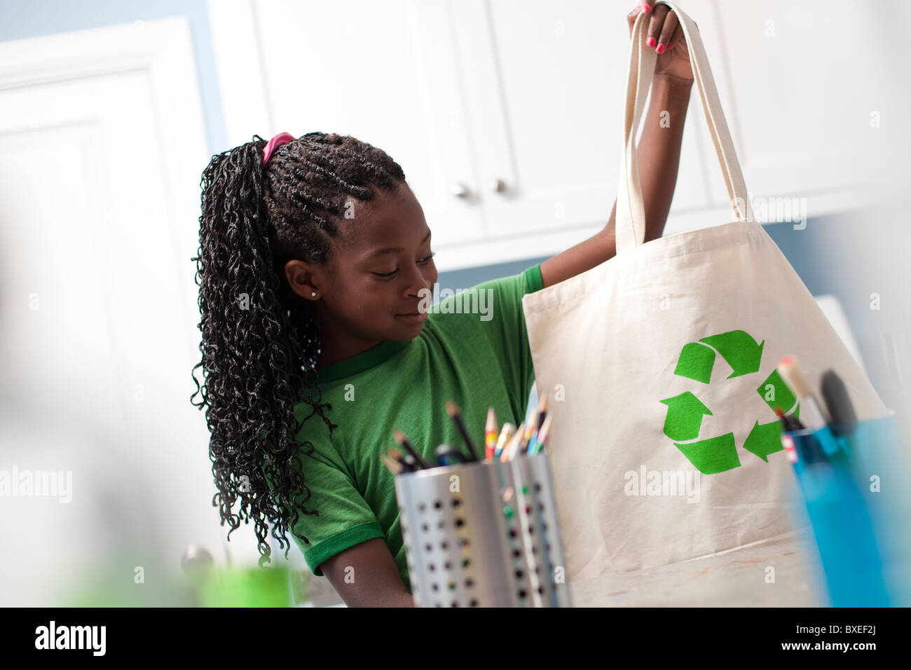 Children cloth recycle bags hi-res stock photography and images - Alamy