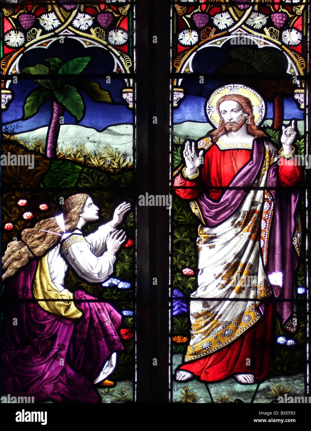 stain glass church window Sibton Church Suffolk England Stock Photo - Alamy