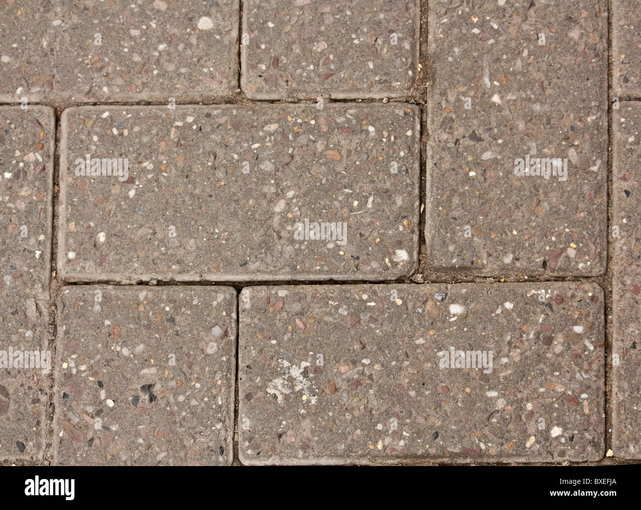 patio bricks laid herringbone style Stock Photo - Alamy