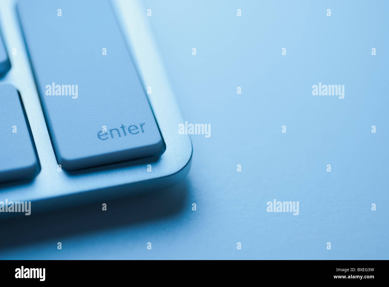 Enter key on keyboard Stock Photo - Alamy