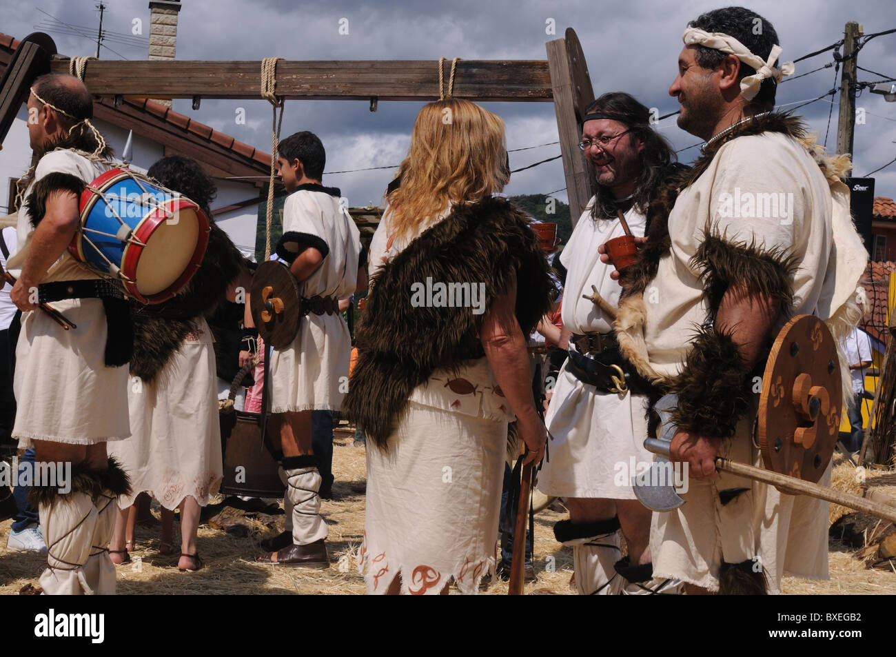 Astures in the Main Square " Astur-Roman Festival of La Carisa ...