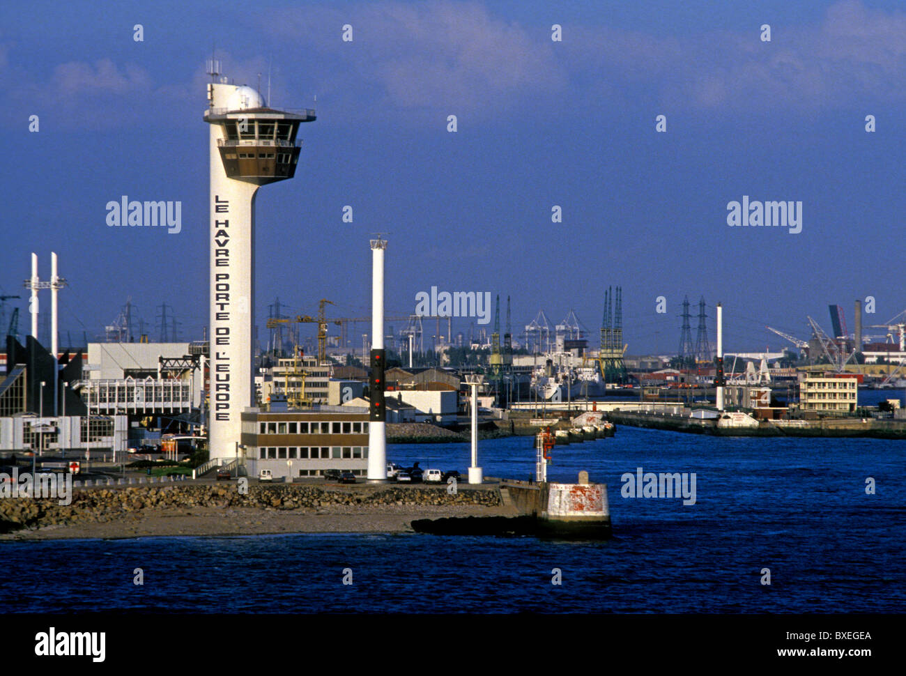 port, harbor, city of Le Havre, Le Havre, Upper Normandy, France ...