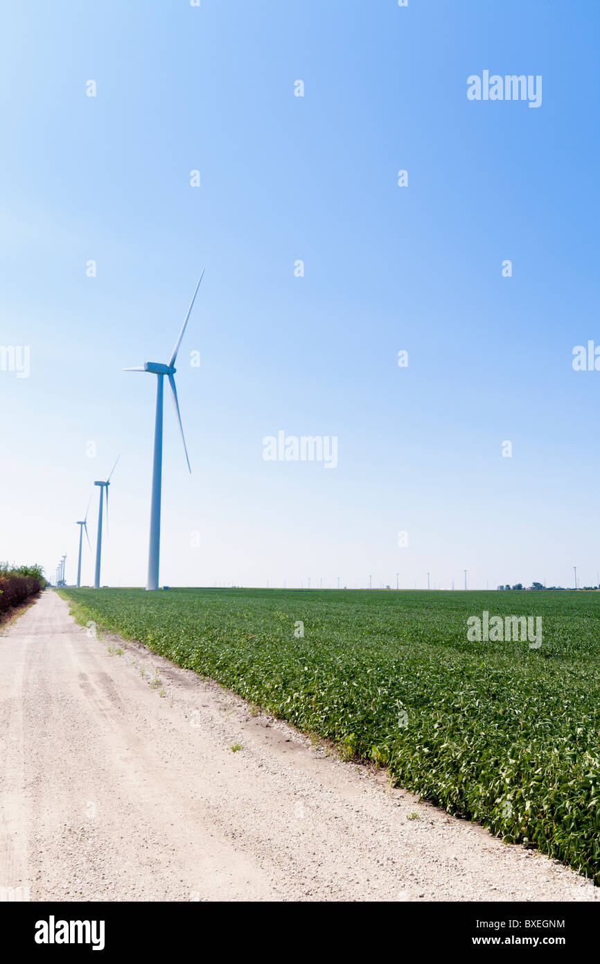 Farm crops wind turbines hi-res stock photography and images - Alamy