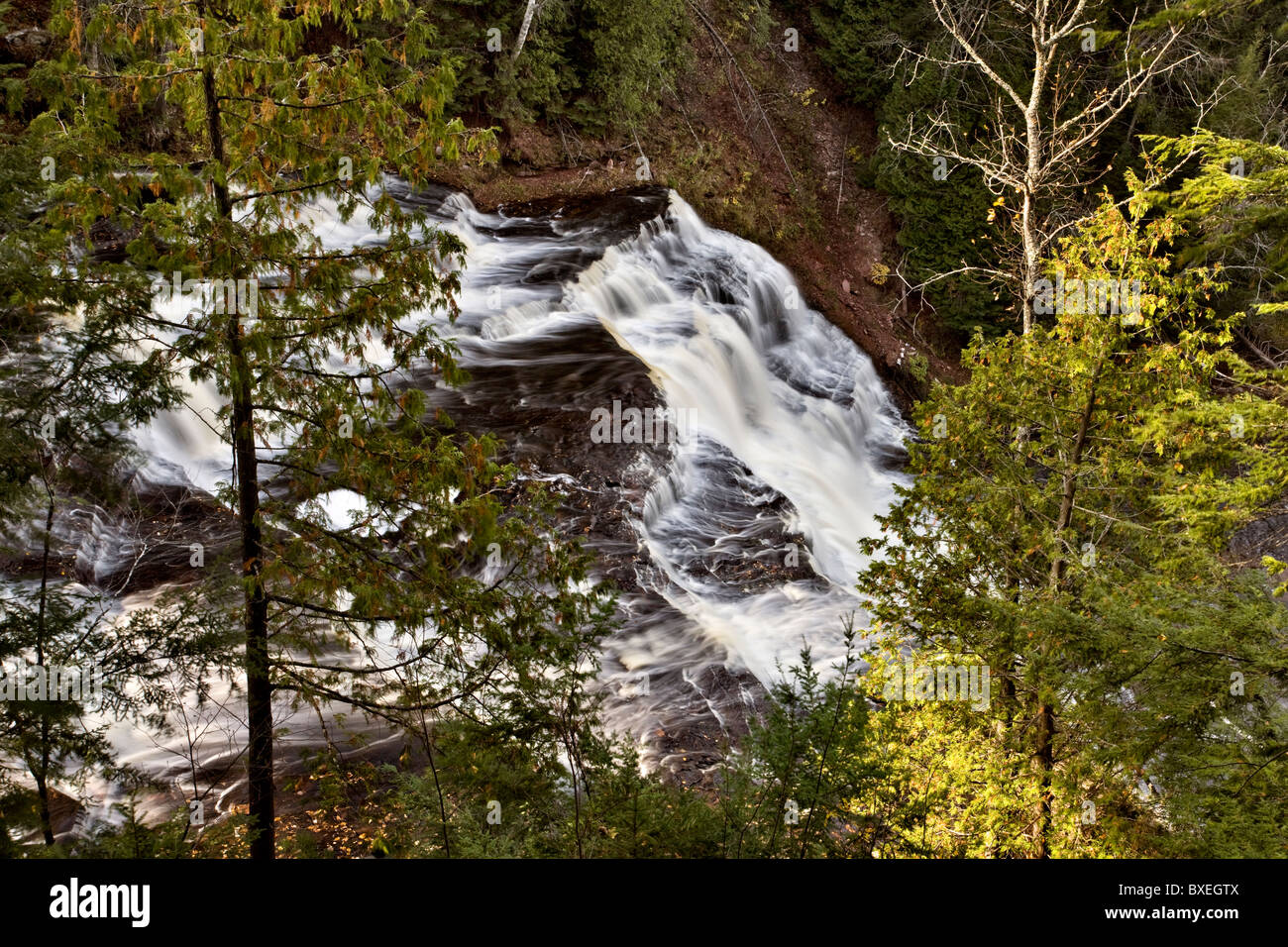 Northern Michigan UP Waterfalls Upper Peninsula Autumn Fall Colors ...