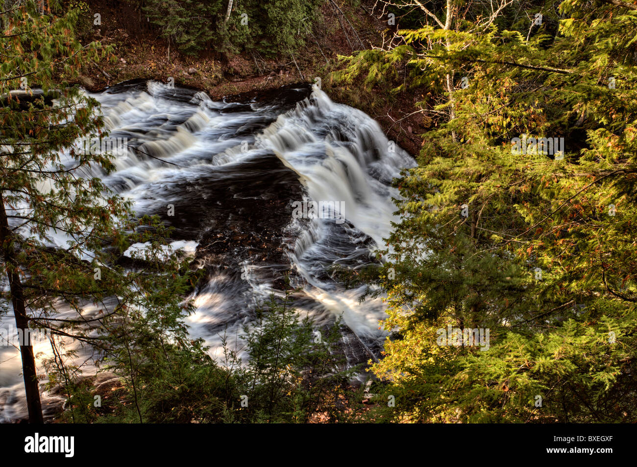 Northern Michigan UP Waterfalls Upper Peninsula Autumn Fall Colors ...