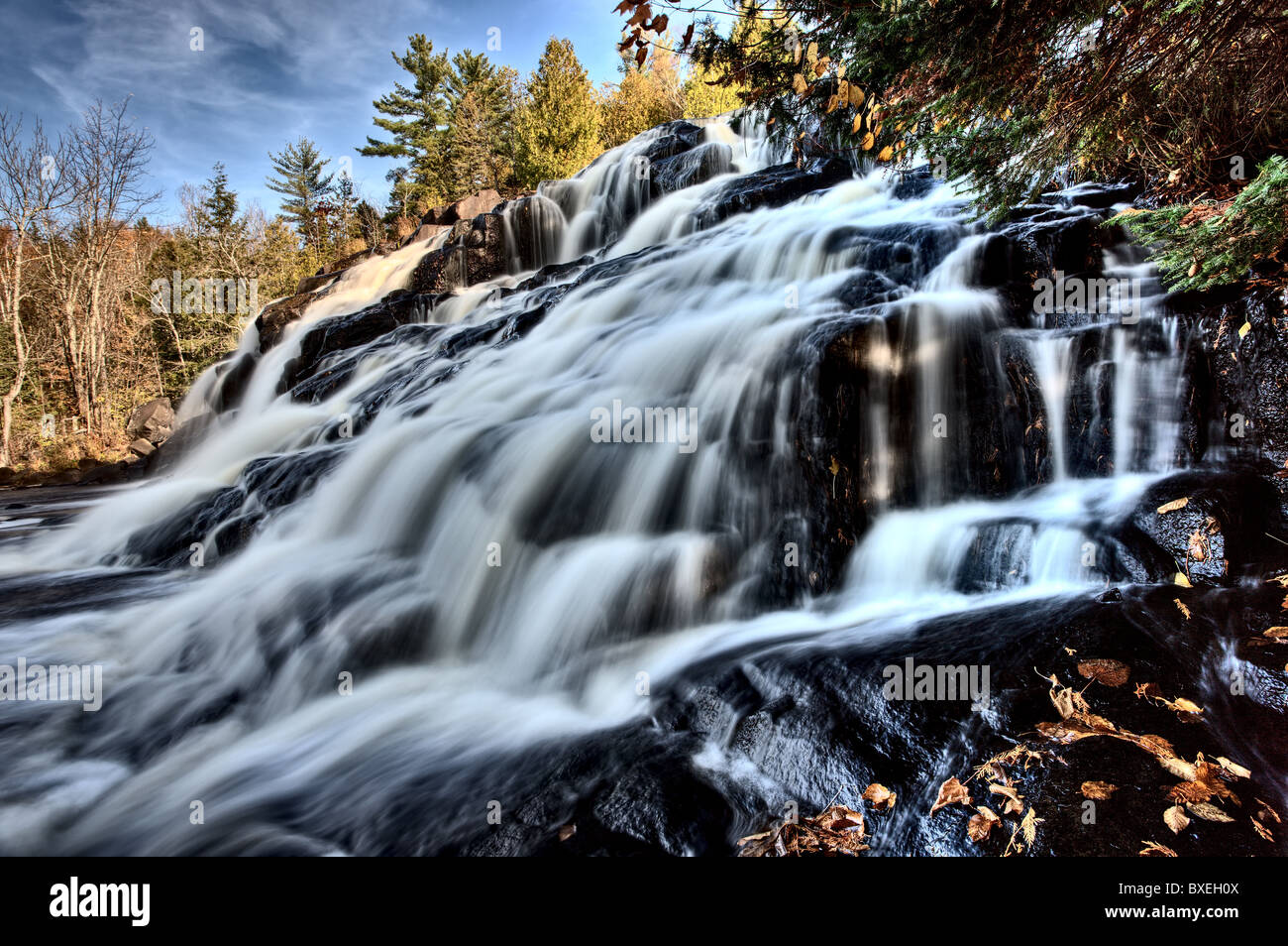 Northern Michigan UP Waterfalls Upper Peninsula Autumn Fall Colors Bond ...
