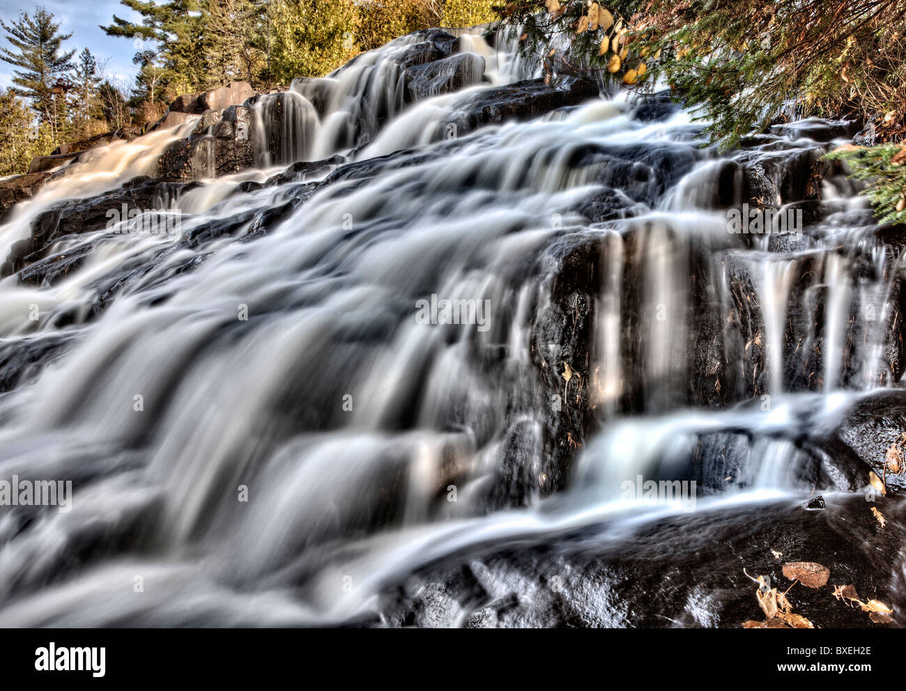 Northern Michigan UP Waterfalls Upper Peninsula Autumn Fall Colors Bond ...