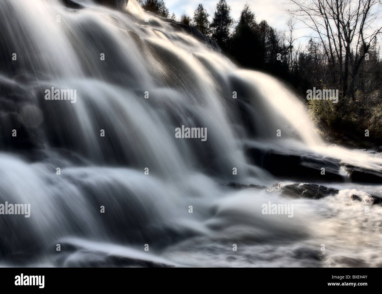 Northern Michigan UP Waterfalls Upper Peninsula Autumn Fall Colors Bond ...