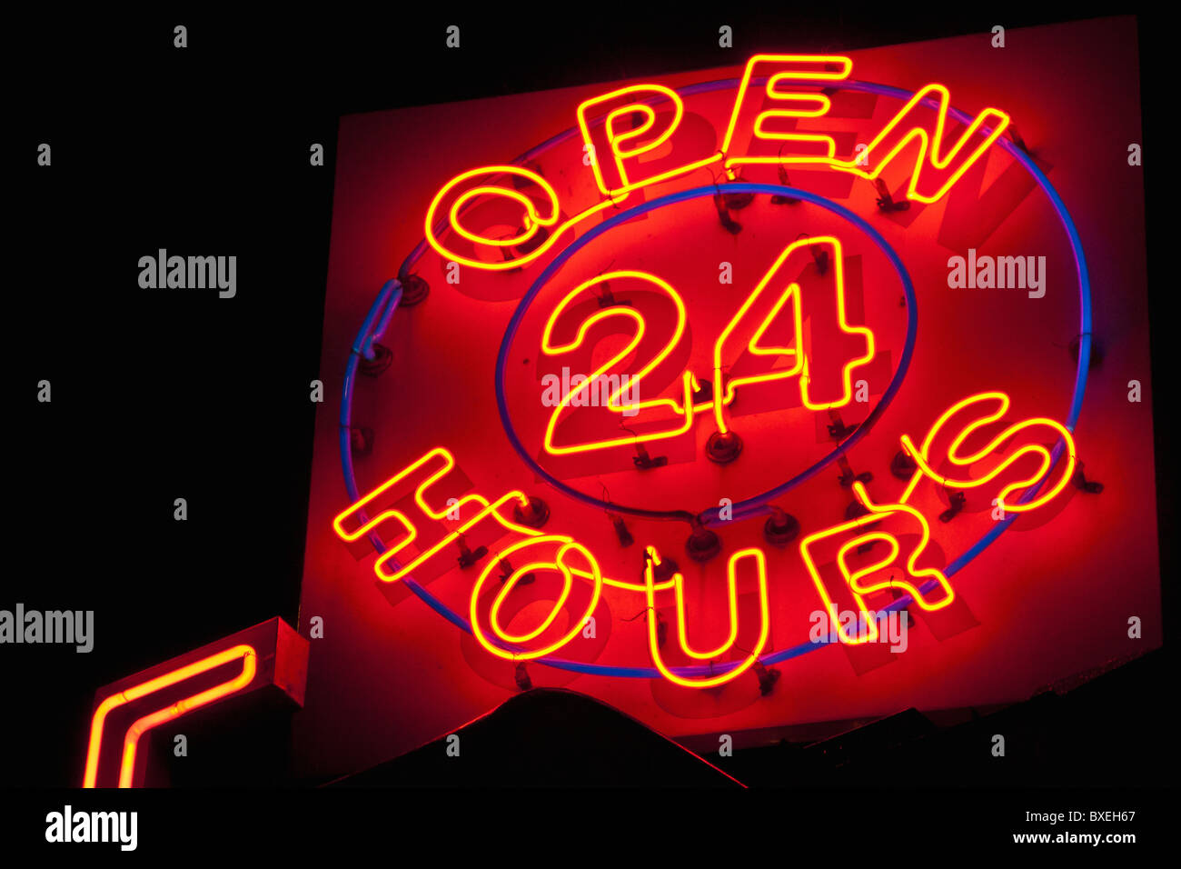 Open hours sign hi-res stock photography and images - Alamy