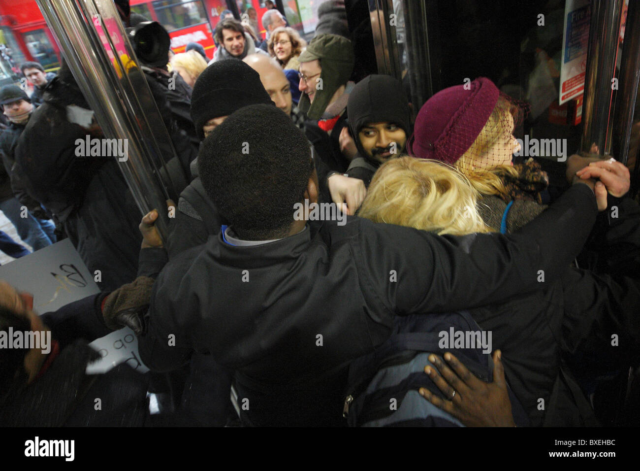 Protesters barge into Bhs Oxford Street to hold a sit down protest and ...