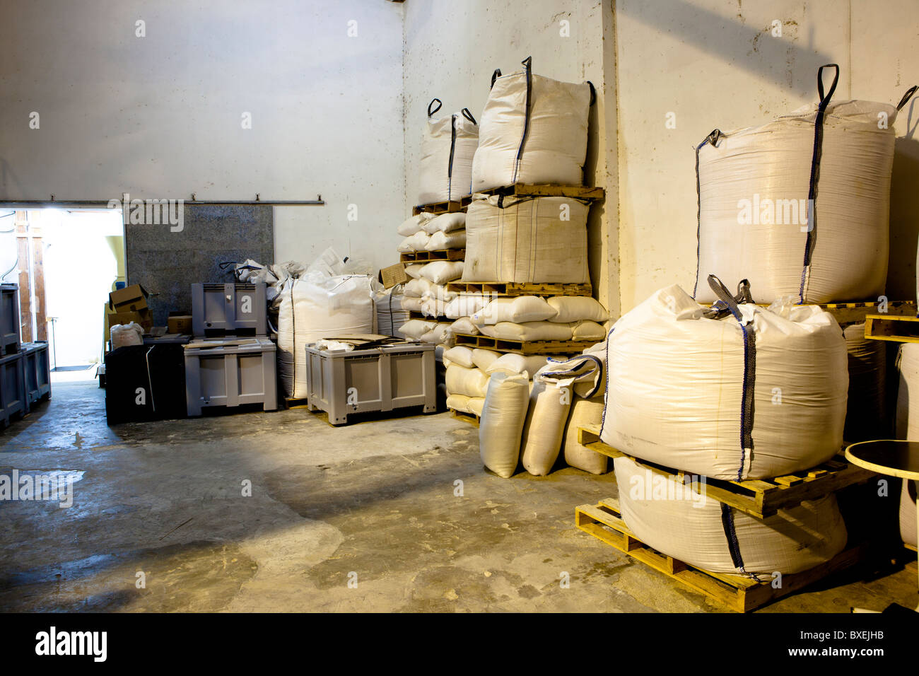Rice factory Ebro delta Spain Stock Photo - Alamy