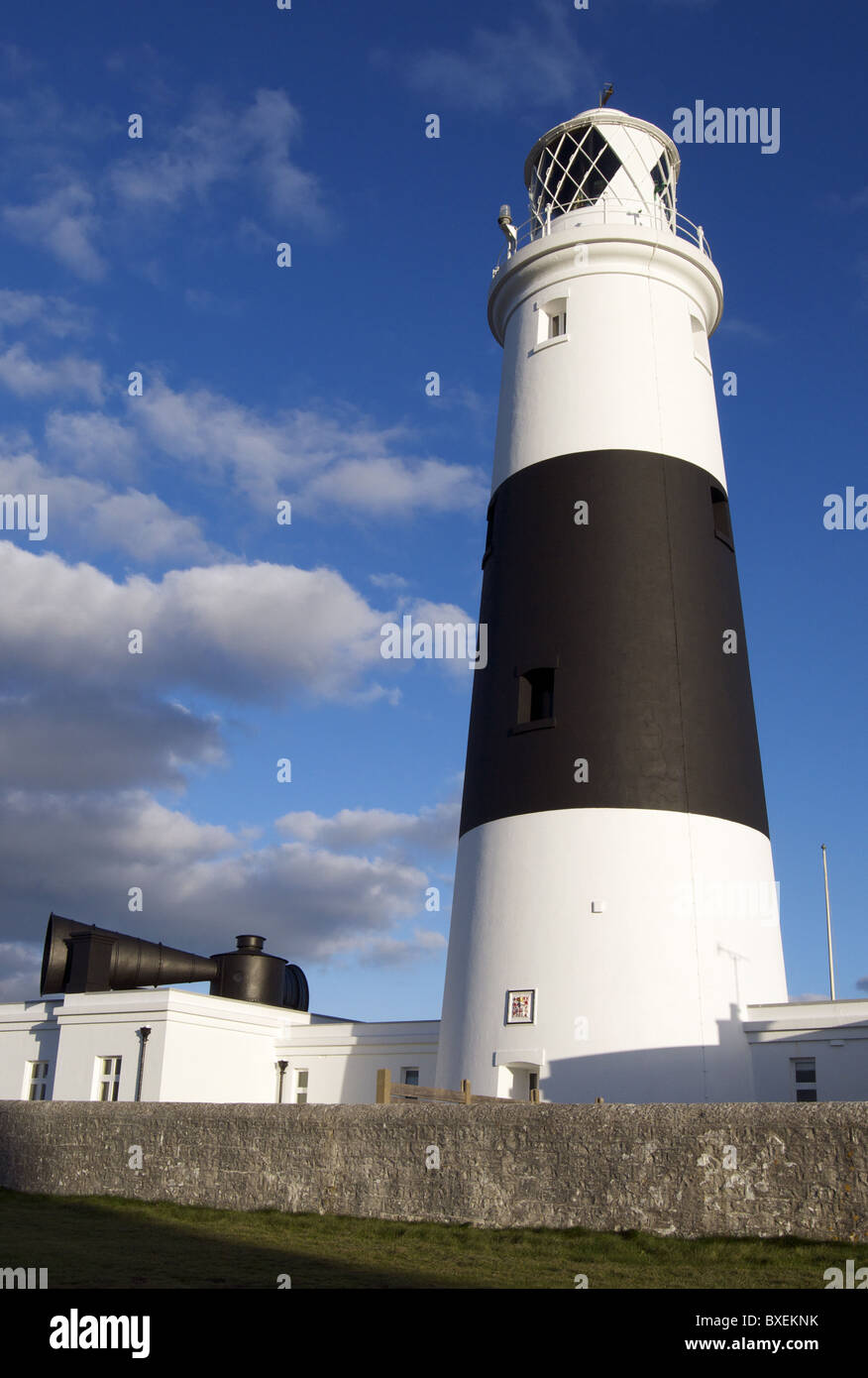 Quesnard lighthouse, Alderney, Channel Islands Stock Photo - Alamy