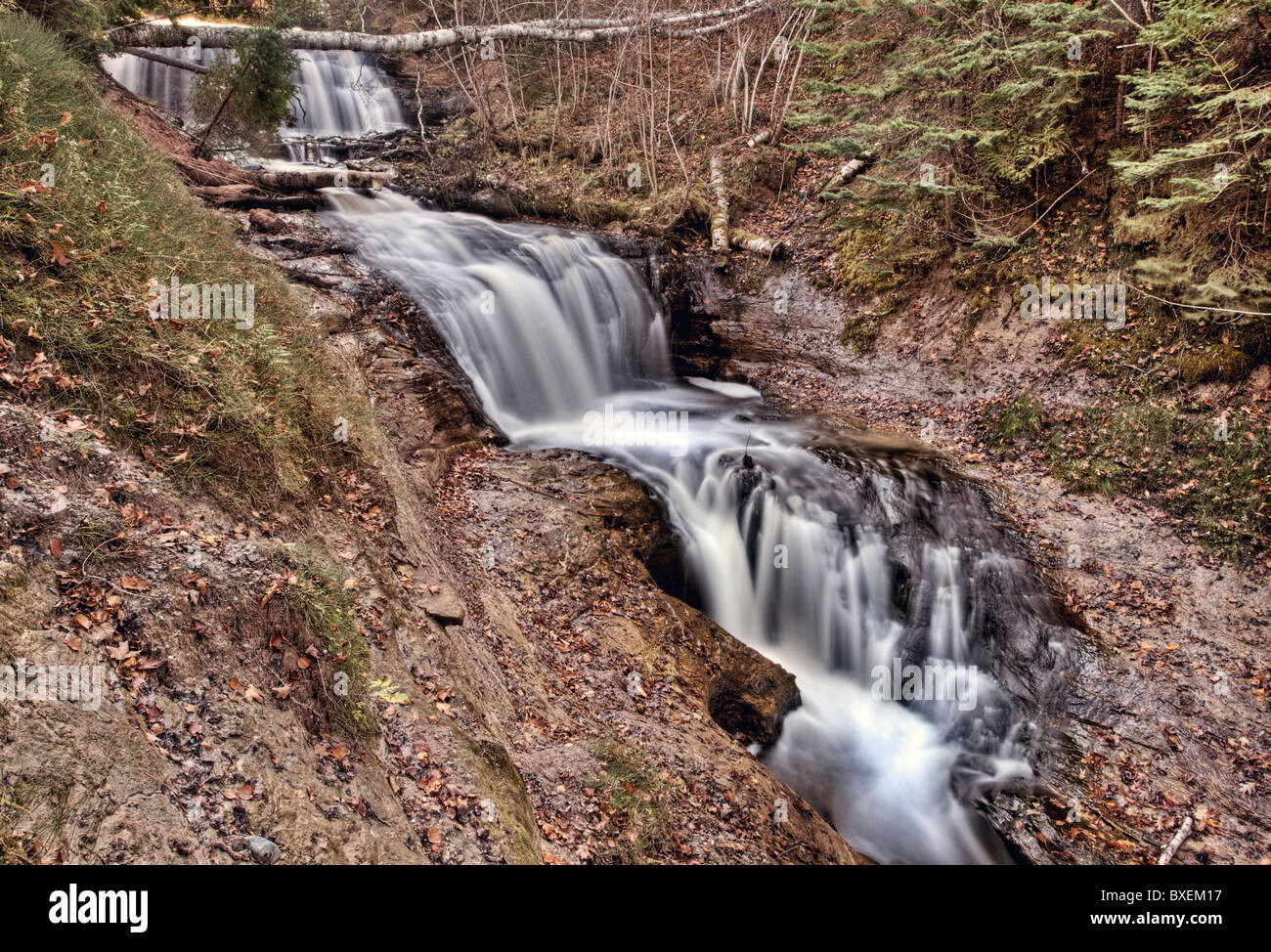 Northern Michigan UP Waterfalls Upper Peninsula Autumn Fall Colors ...