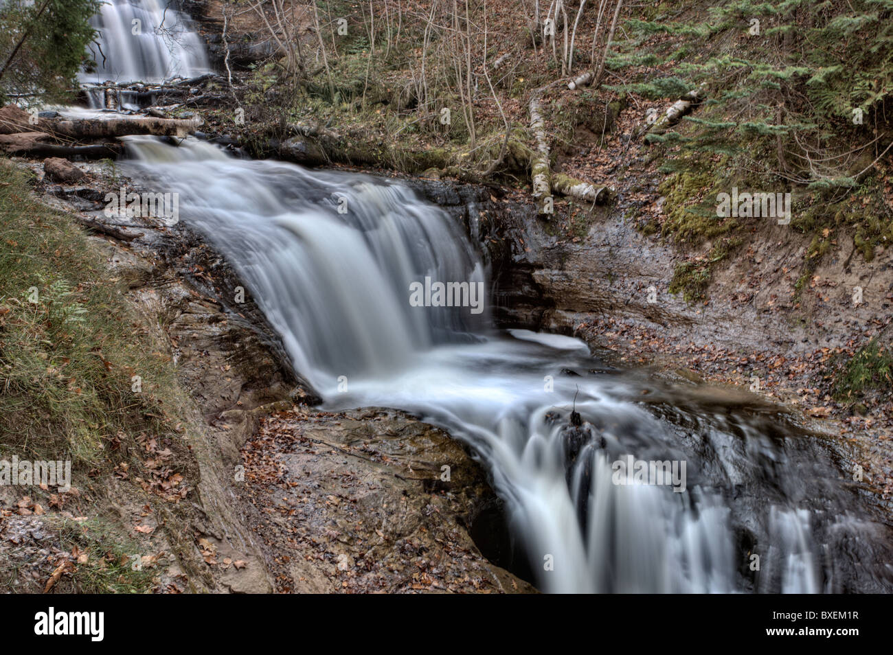 Northern Michigan UP Waterfalls Upper Peninsula Autumn Fall Colors ...