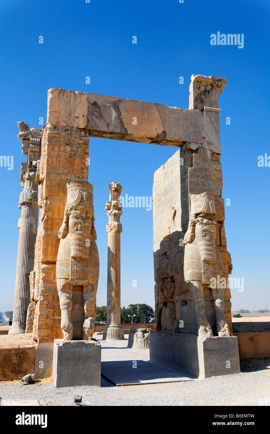 The Gate of All Nations at Persepolis, Iran Stock Photo - Alamy