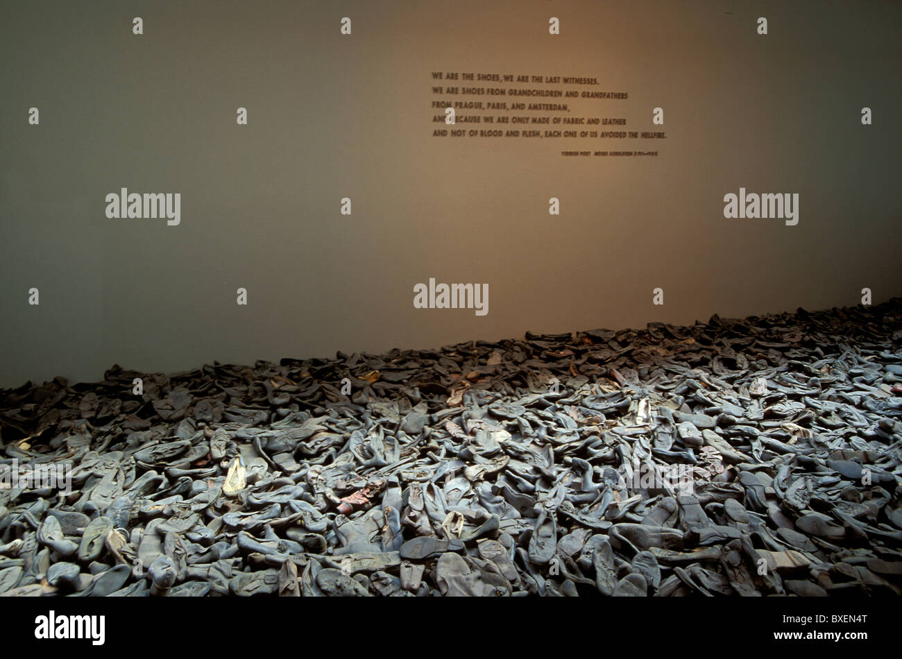 U s holocaust memorial museum shoes of victims hi-res stock photography ...