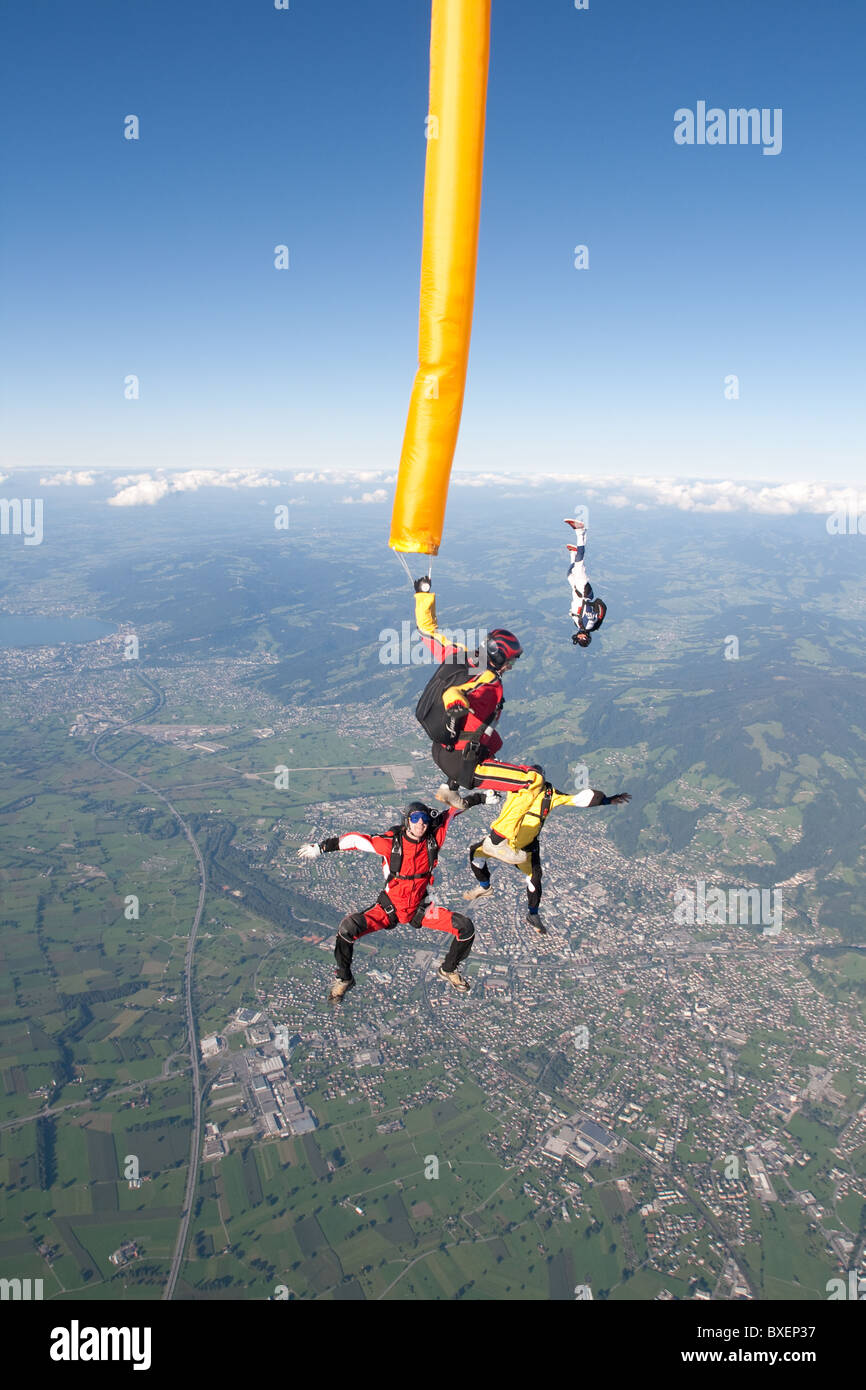 Aerial action one green hi-res stock photography and images - Alamy