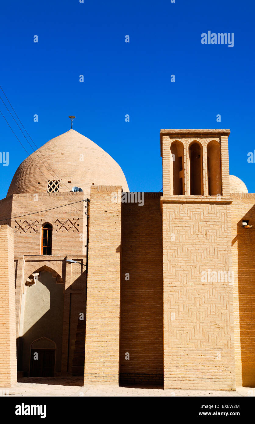 The historic Masjid-i Jami, Friday Mosque, at Nain, Iran Stock Photo ...