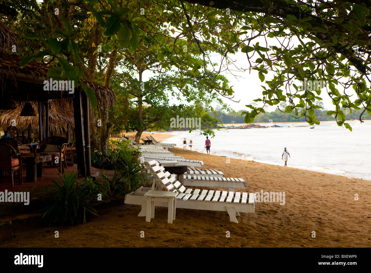 beach, Kribi, Cameroon Yaounde Africa Stock Photo - Alamy