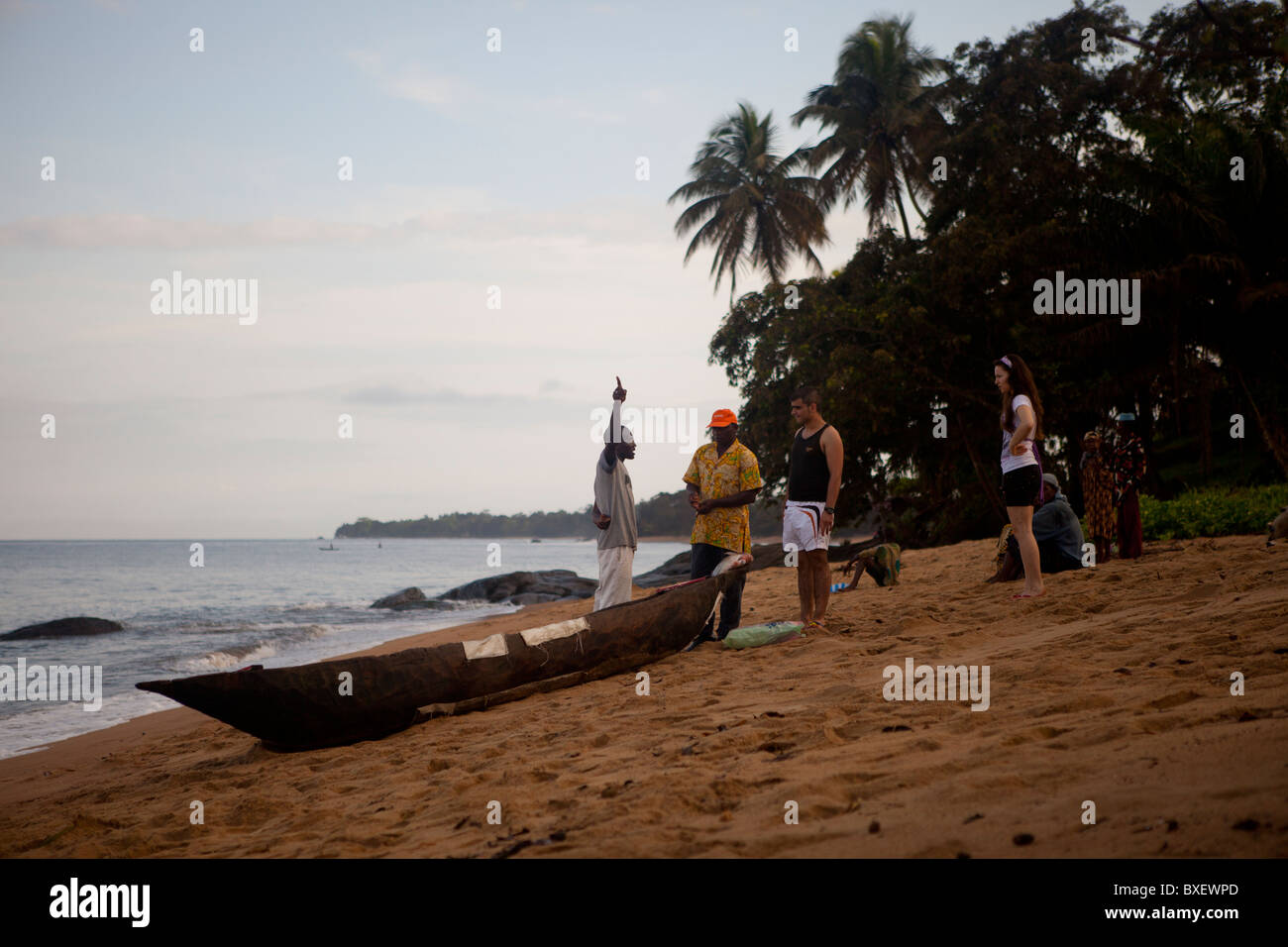 beach, Kribi, Cameroon Yaounde Africa Stock Photo - Alamy