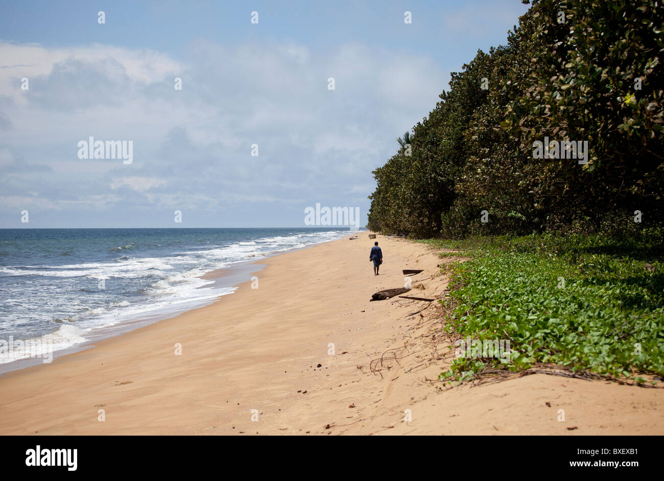 beach, Kribi, Cameroon Yaounde Africa Stock Photo - Alamy