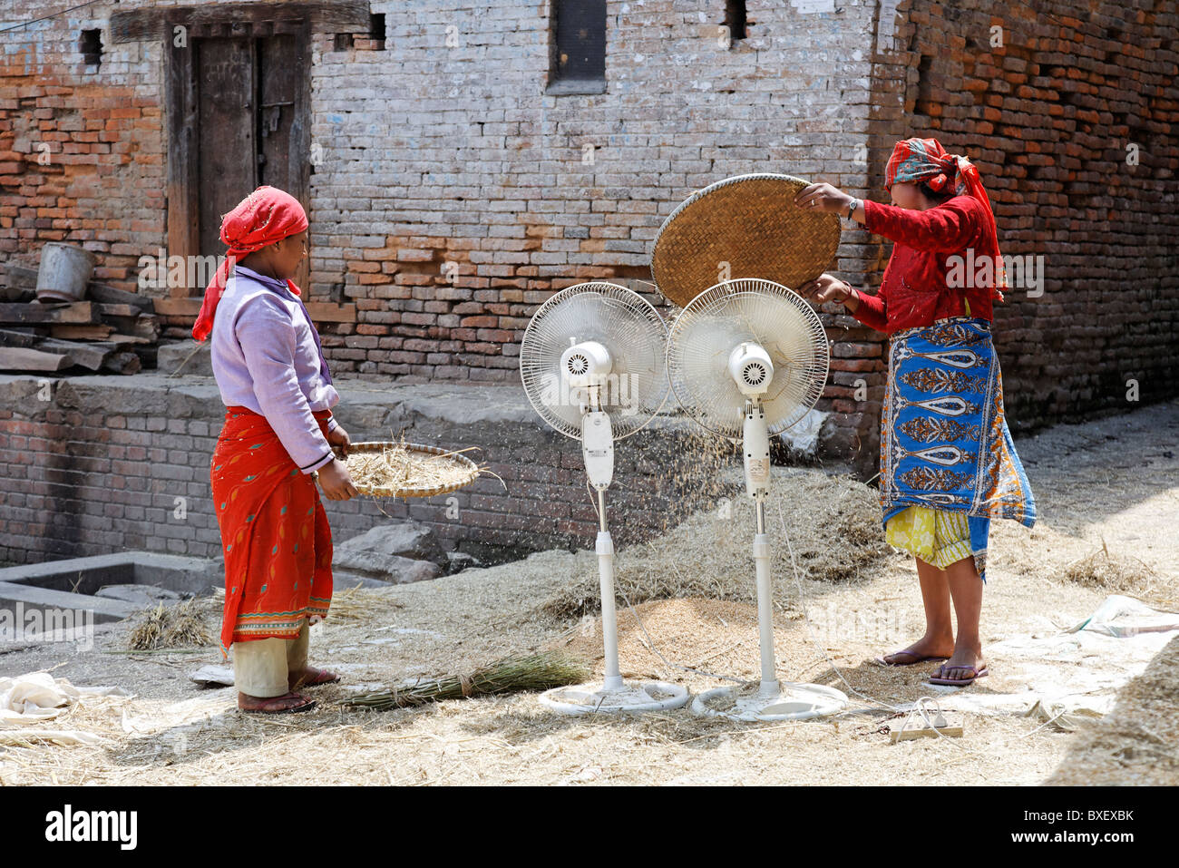 Winnowing hi-res stock photography and images - Alamy