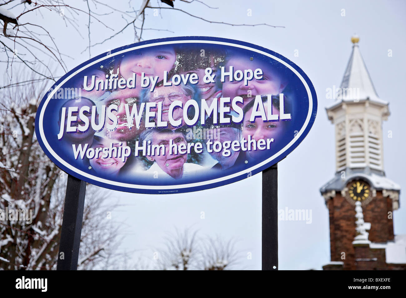 Jesus sign hi-res stock photography and images - Alamy