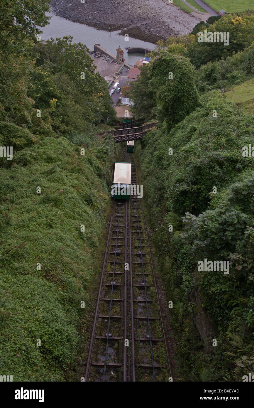 Lynton & Lynmouth Cliff Railway, North Devon, UK Stock Photo - Alamy