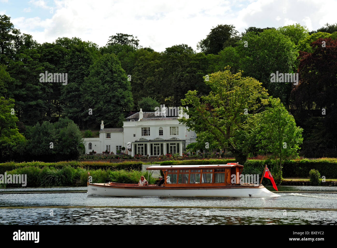 Wooden launch boat hi-res stock photography and images - Alamy