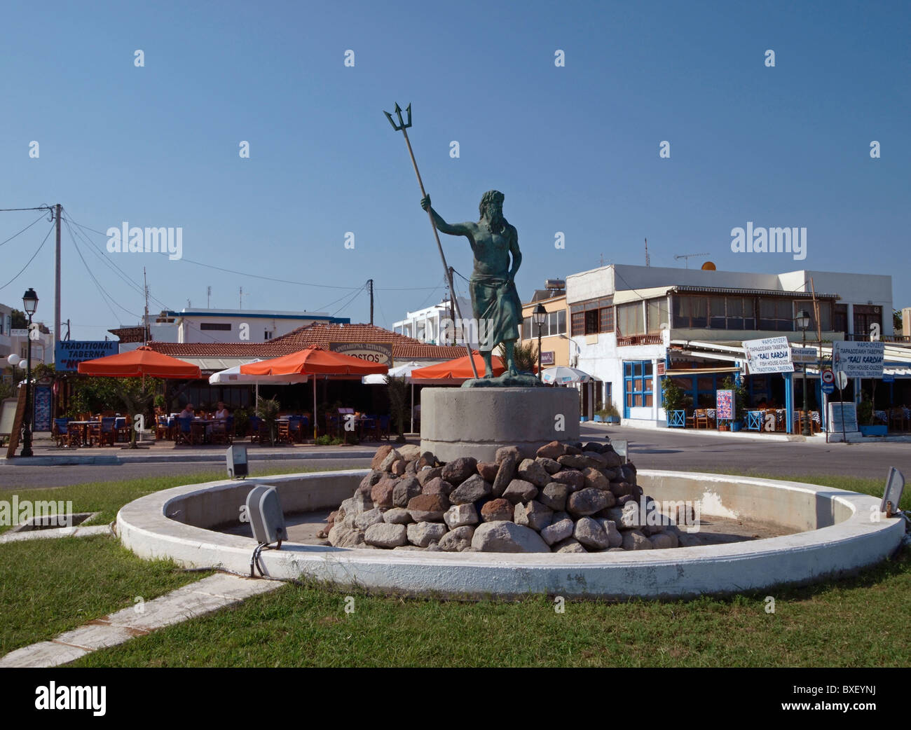 Greece dodecanese kos town statue hi-res stock photography and images ...