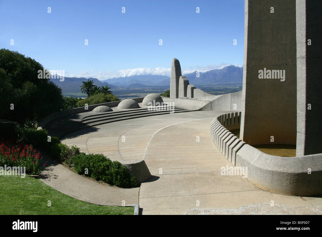 Taal Monument to the Afrikaans Language, Paarl, Cape Province, South ...