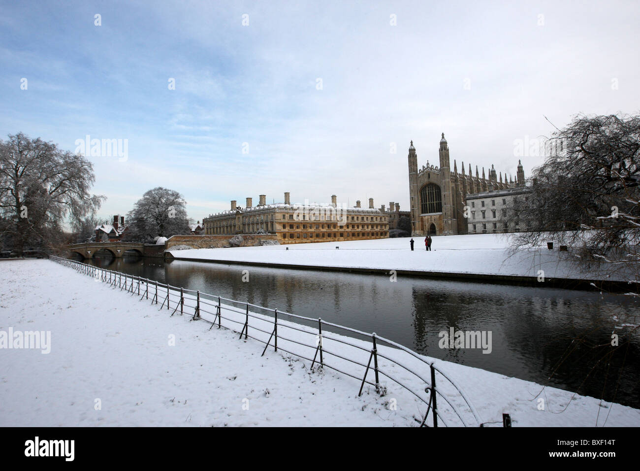RIVER CAM CAMBRIDGE DURING THE WINTER Stock Photo - Alamy