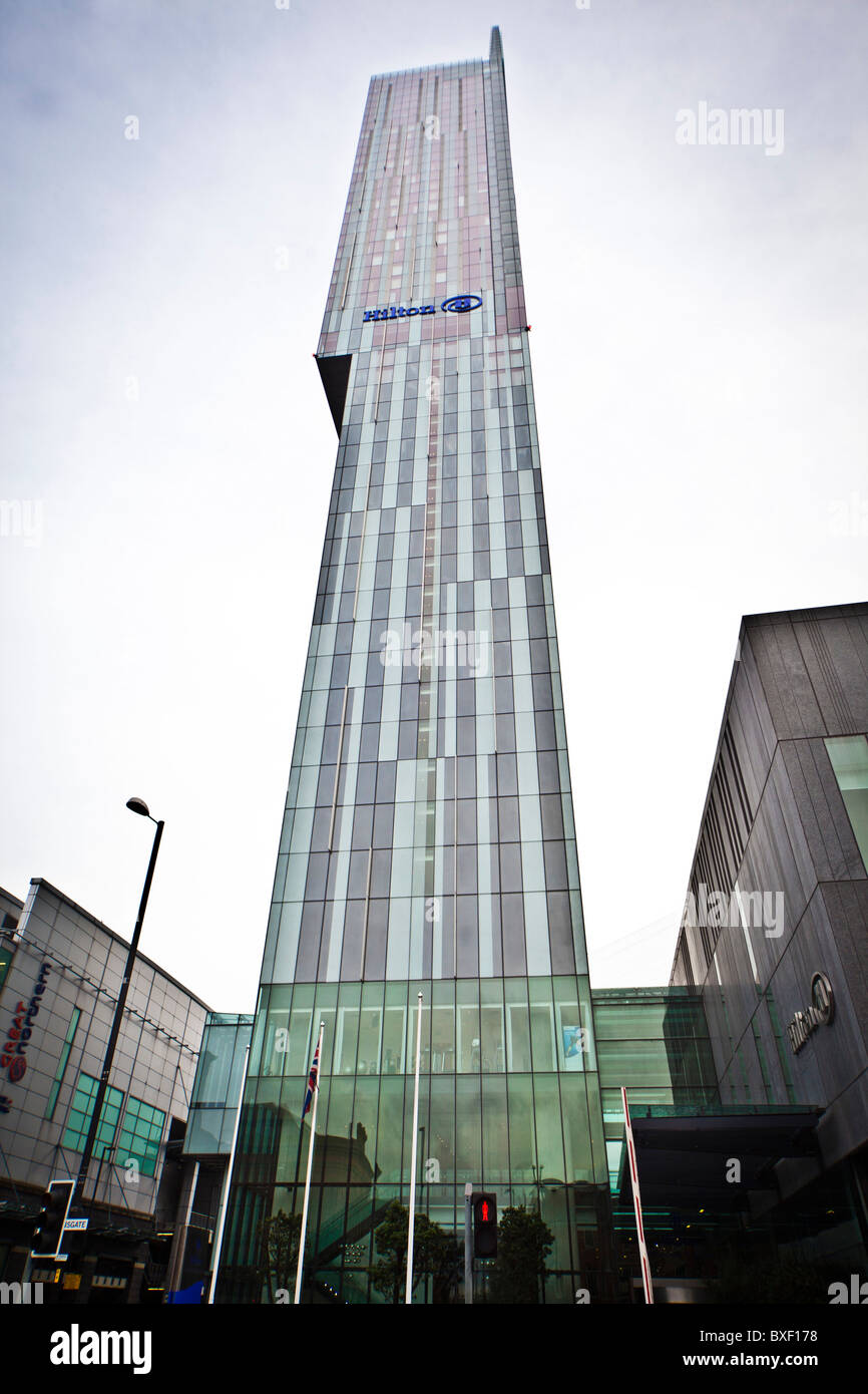 The Hilton Hotel Manchester Stock Photo - Alamy