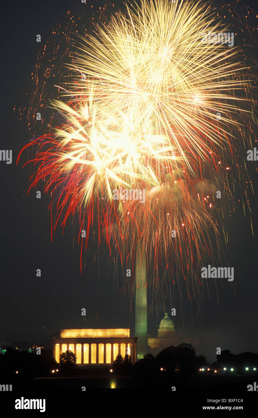 1008DCF13 Fireworks, Washington DC Stock Photo - Alamy