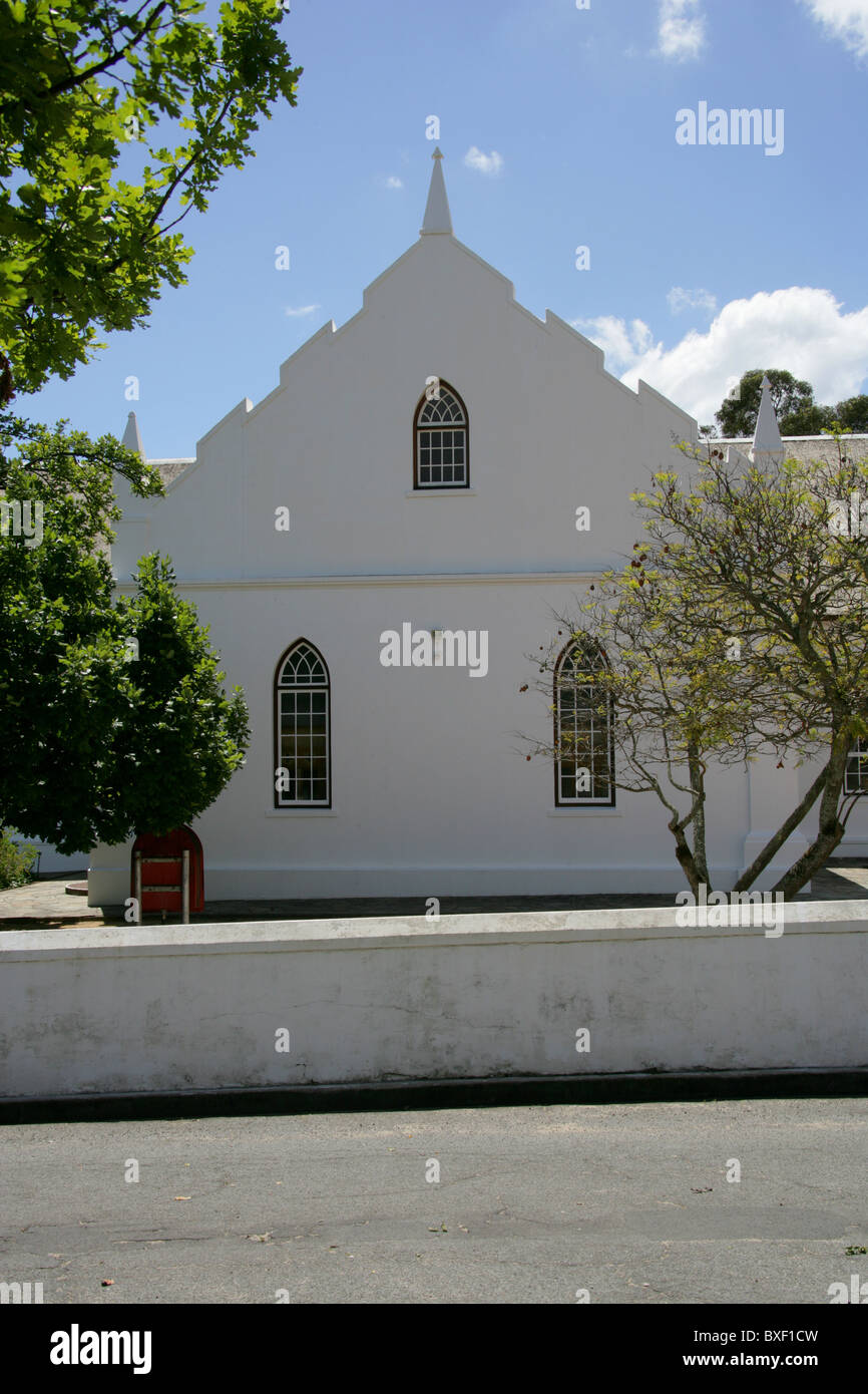 Old Dutch Style Church, Franschhoek, Winelands, Western Cape, South ...