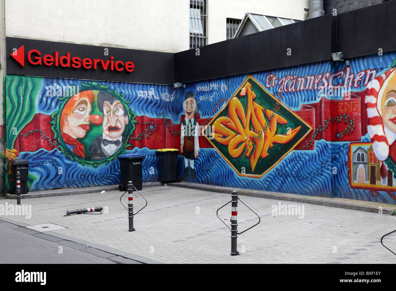 Graffiti on a wall in Cologne Stock Photo - Alamy
