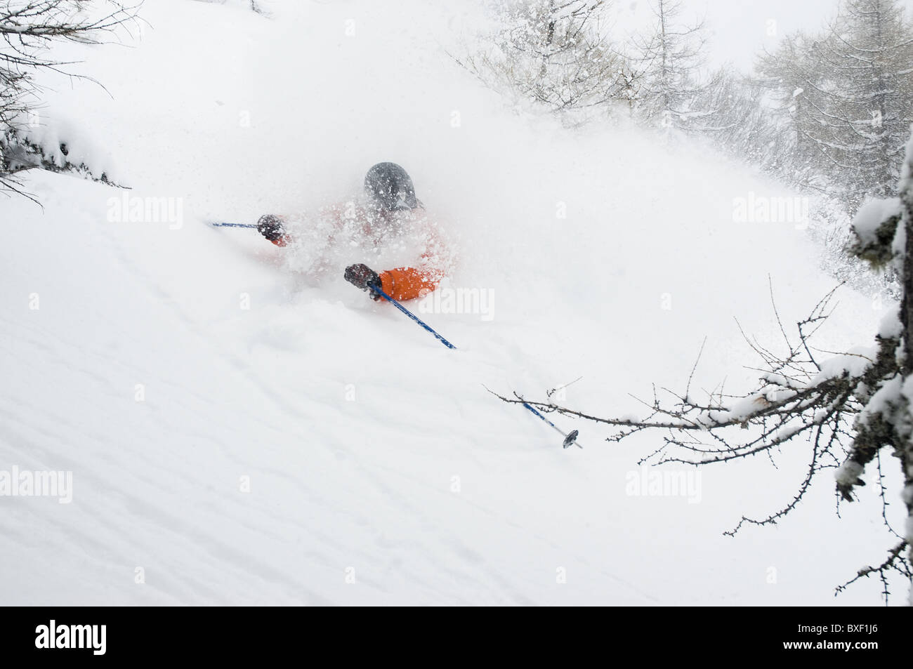 Deep turns in the alpine hi-res stock photography and images - Alamy