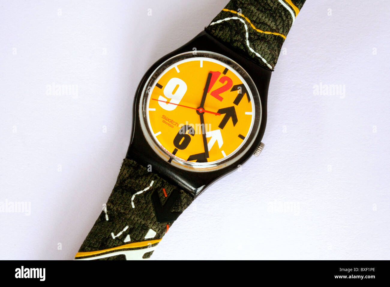 Swatch Watch close up Stock Photo - Alamy