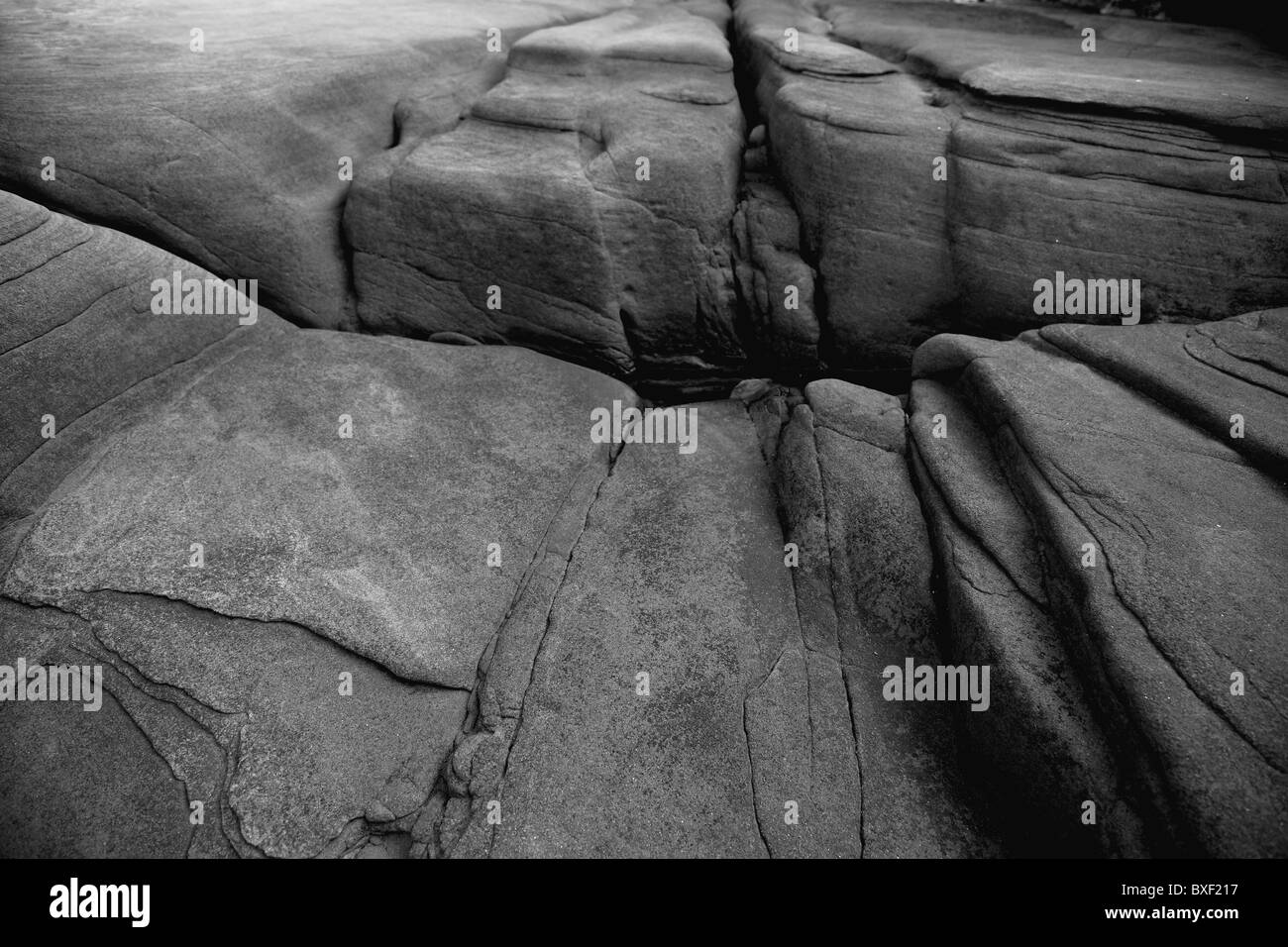 Stone formations sea Black and White Stock Photos & Images - Alamy