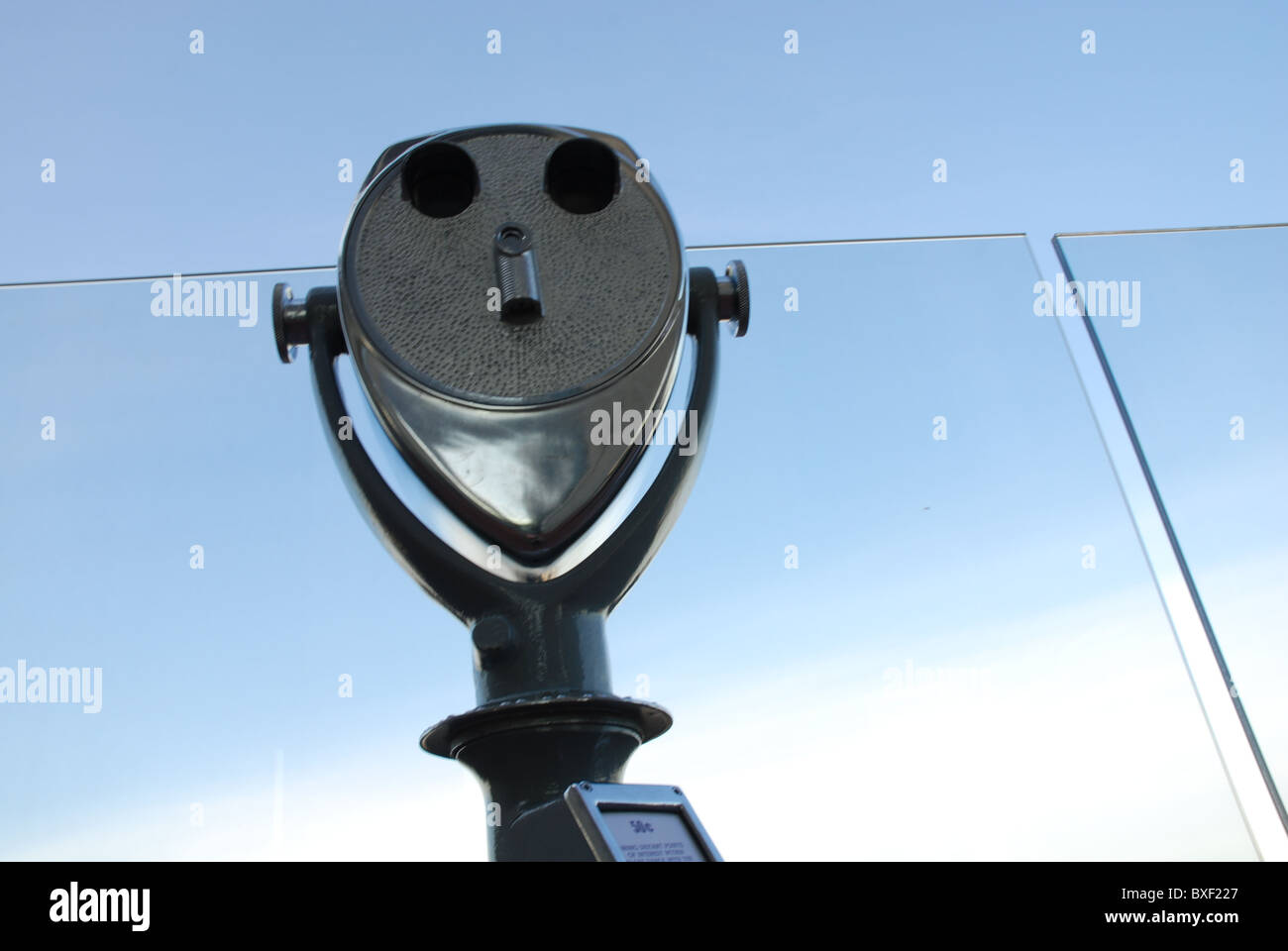 Telescope at the Rockefeller Center in New York Stock Photo - Alamy