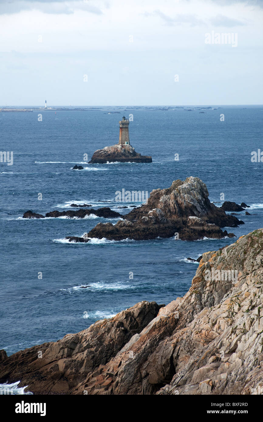 Pointe du Raz lighthouse, brittany france 2009 Stock Photo - Alamy