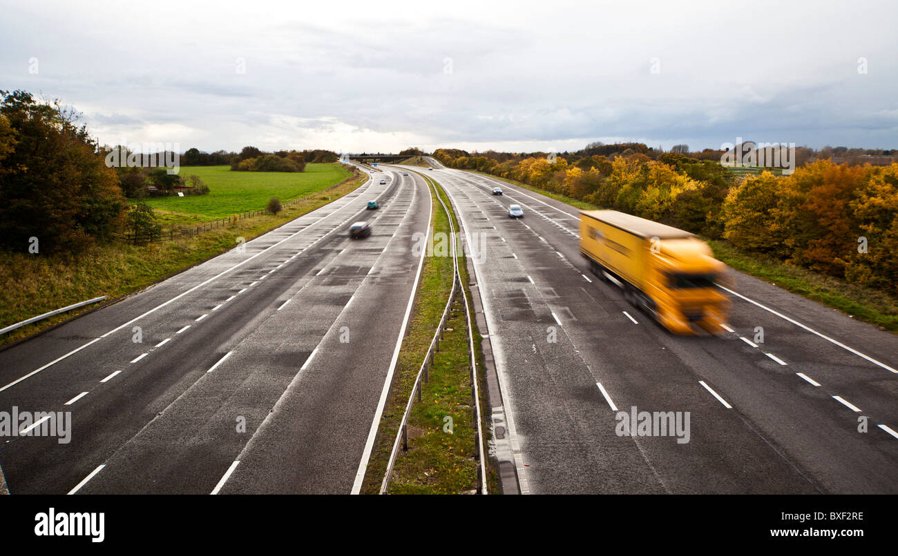 Cars driving on the motorway Stock Photo - Alamy