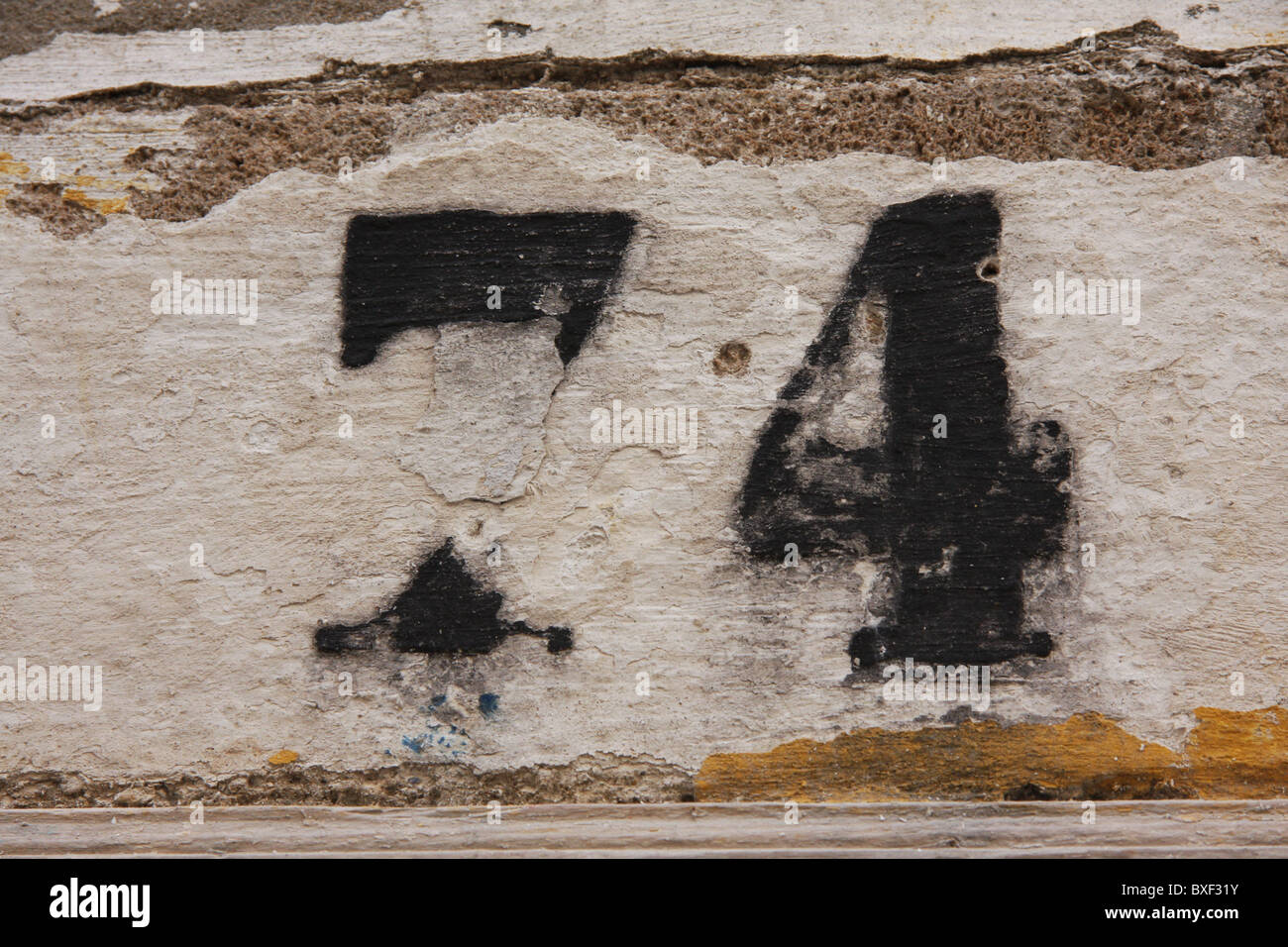 Numbers 74 hi-res stock photography and images - Alamy